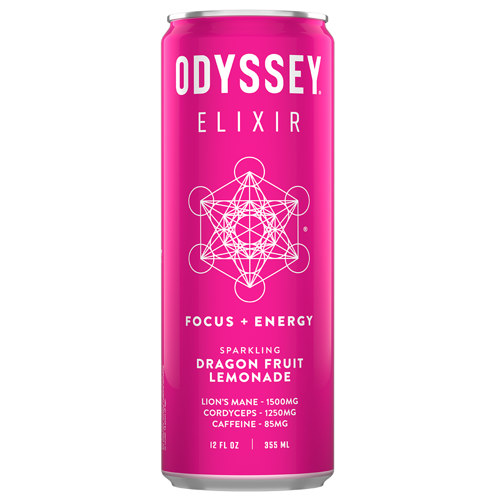 Dragon Fruit Lemonade Elixir Sparkling Energy Drink - 85mg Caffeine ...