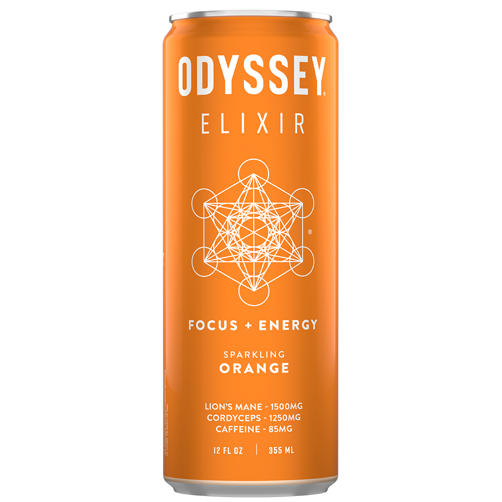 Orange Ginger Core Sparkling Energy Drink - 85mg Caffeine - 12 Pack ...